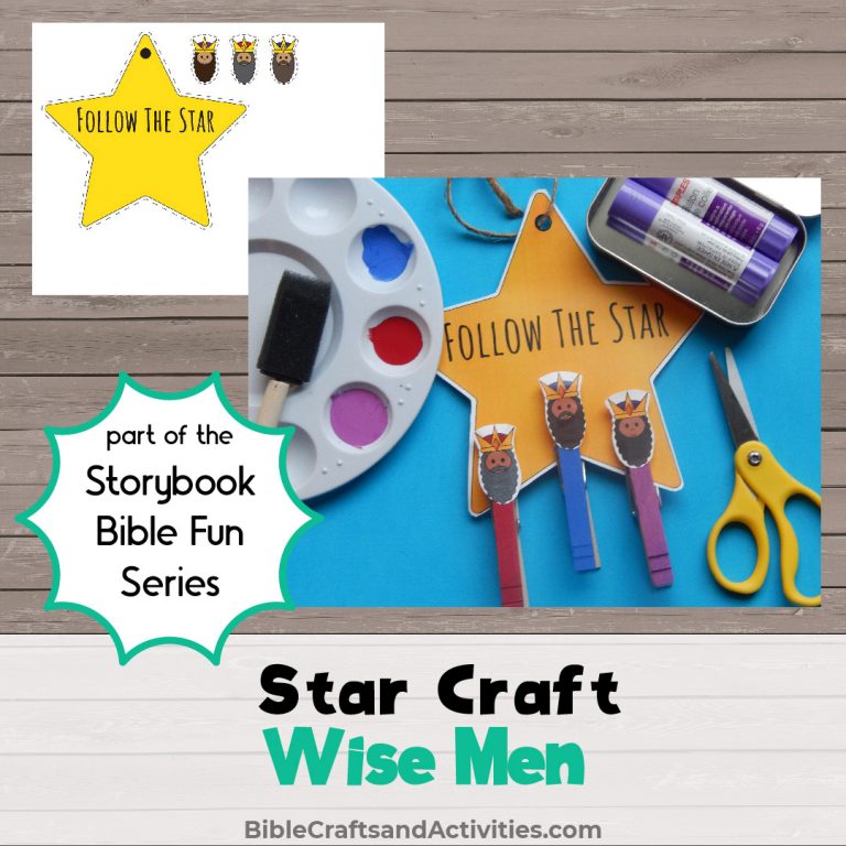 Wise Men Lesson & Activities – Bible Crafts Shop