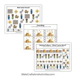 Jesus Is Born Preschool Activity Pages - Bible Crafts Shop