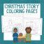 Christmas Story Coloring Pages - Bible Crafts Shop