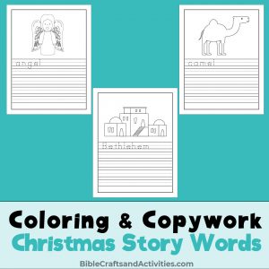Christmas Story A to Z Worksheets – Bible Crafts Shop