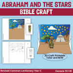 Abraham & Stars Craft - Bible Crafts Shop