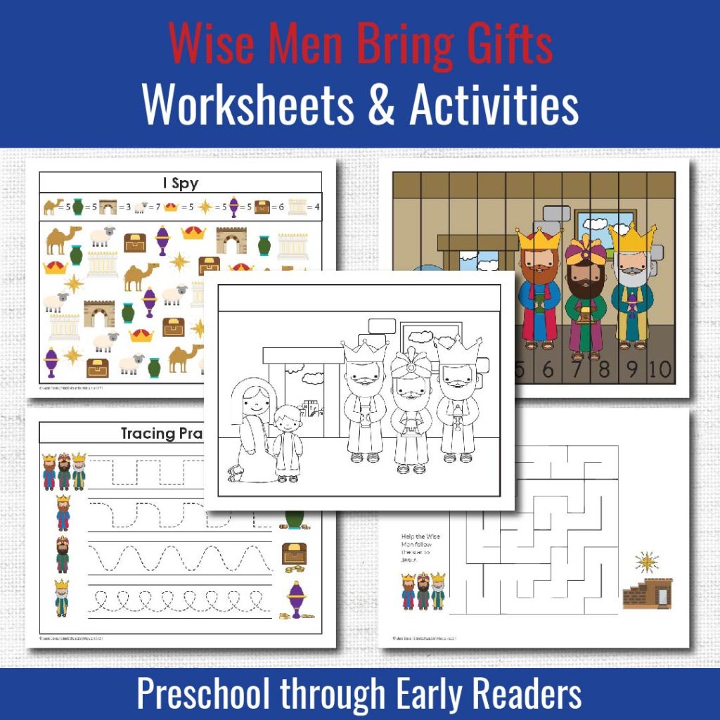 Wise Men | Preschool Bible Activities – Bible Crafts Shop