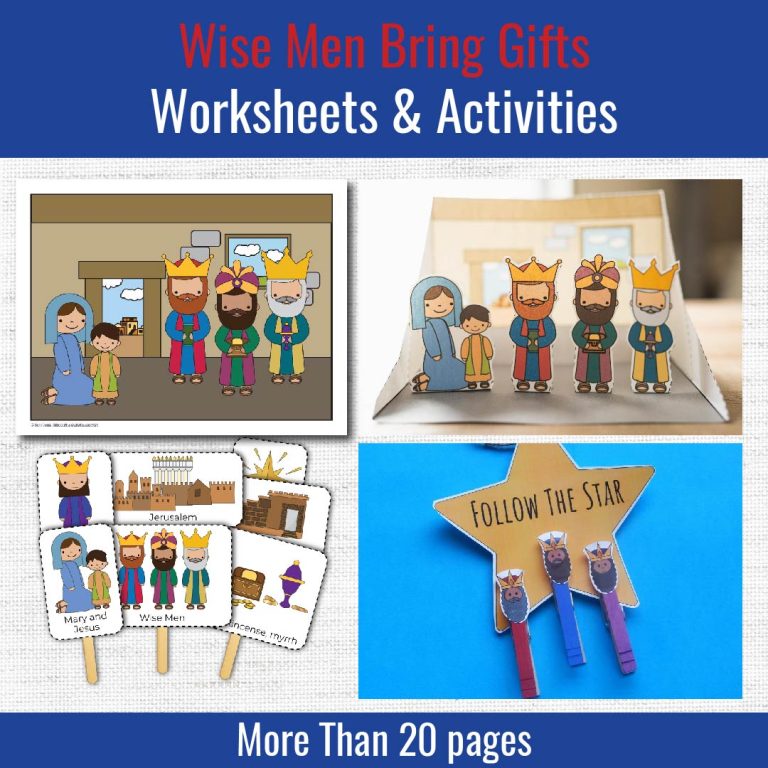 Wise Men | Preschool Bible Activities – Bible Crafts Shop