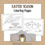 Easter Story Coloring Pages - Bible Crafts Shop