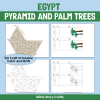 Egypt Craft | Pyramid and Palm Trees - Bible Crafts Shop