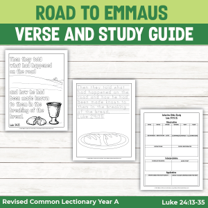 The Road to Emmaus Activity Pages - Bible Crafts Shop
