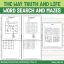 Way Truth and Life Activity Pages - Bible Crafts Shop