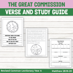 The Great Commission Activity Pages - Bible Crafts Shop