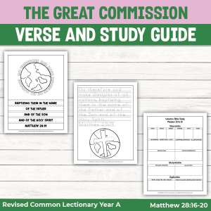 The Great Commission Activity Pages - Bible Crafts Shop