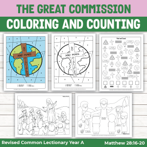 The Great Commission Activity Pages - Bible Crafts Shop