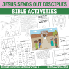 Jesus Sends Out Disciples Activity Pages - Bible Crafts Shop