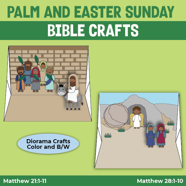 Palm And Easter Sunday Crafts Bible Crafts Shop