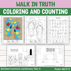 Walk in Truth Activity Pages - Bible Crafts Shop