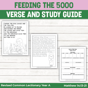 Feeding the Five Thousand Activity Pages - Bible Crafts Shop