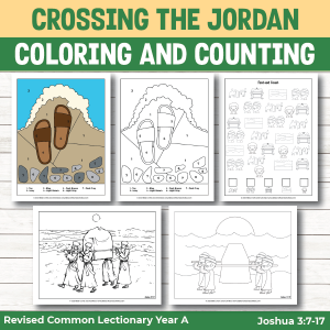 Crossing the Jordan Activity Pages - Bible Crafts Shop