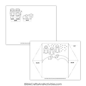 Angels Visit the Shepherds Craft - Bible Crafts Shop