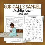 God Calls Samuel Activity Pages - Bible Crafts Shop