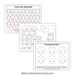 Samuel Anoints David Preschool Activity Pages - Bible Crafts Shop