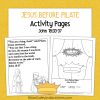 Jesus Before Pilate Activity Pages - Bible Crafts Shop