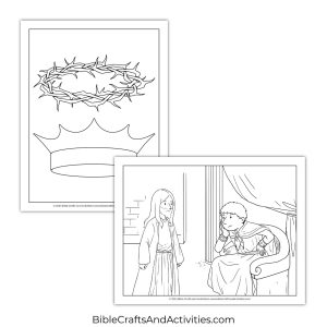 Jesus Before Pilate Activity Pages - Bible Crafts Shop