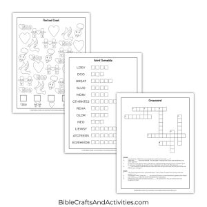 The Greatest Commandment Activity Pages - Bible Crafts Shop