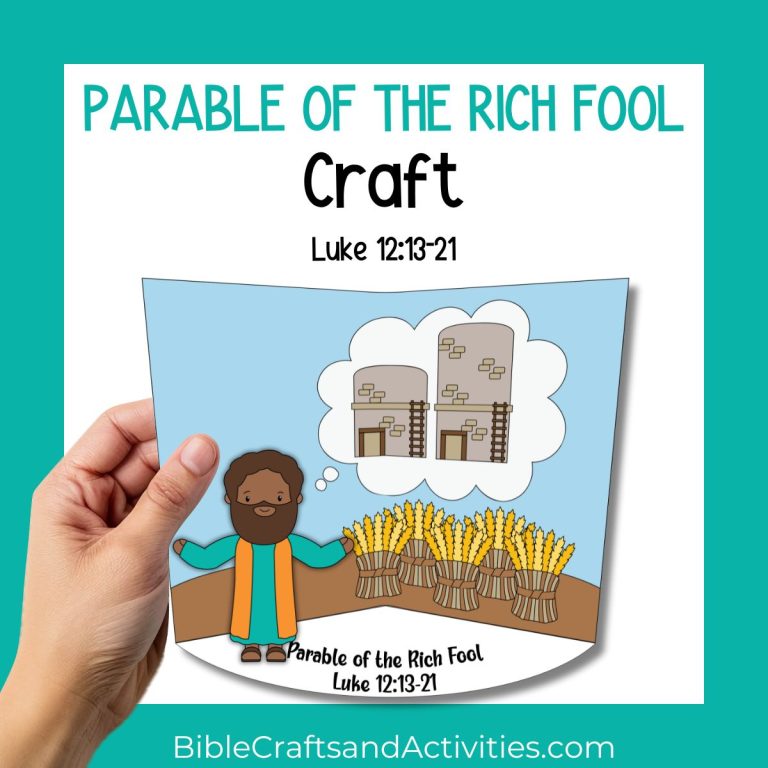 Parable of the Rich Fool Craft - Bible Crafts Shop